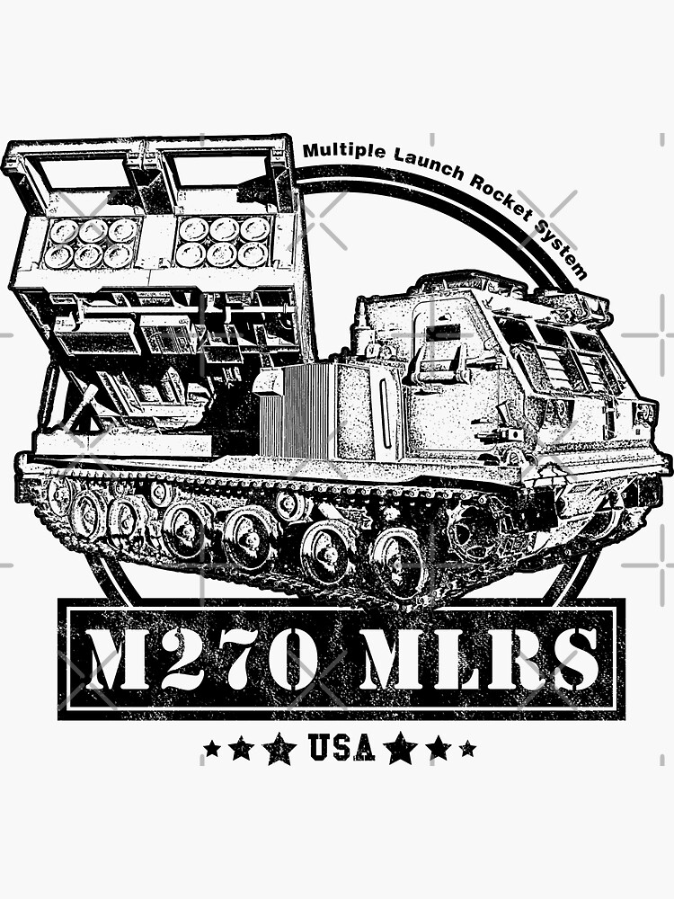 "M270 Multiple Launch Rocket System" Sticker for Sale by RycoTokyo81 ...