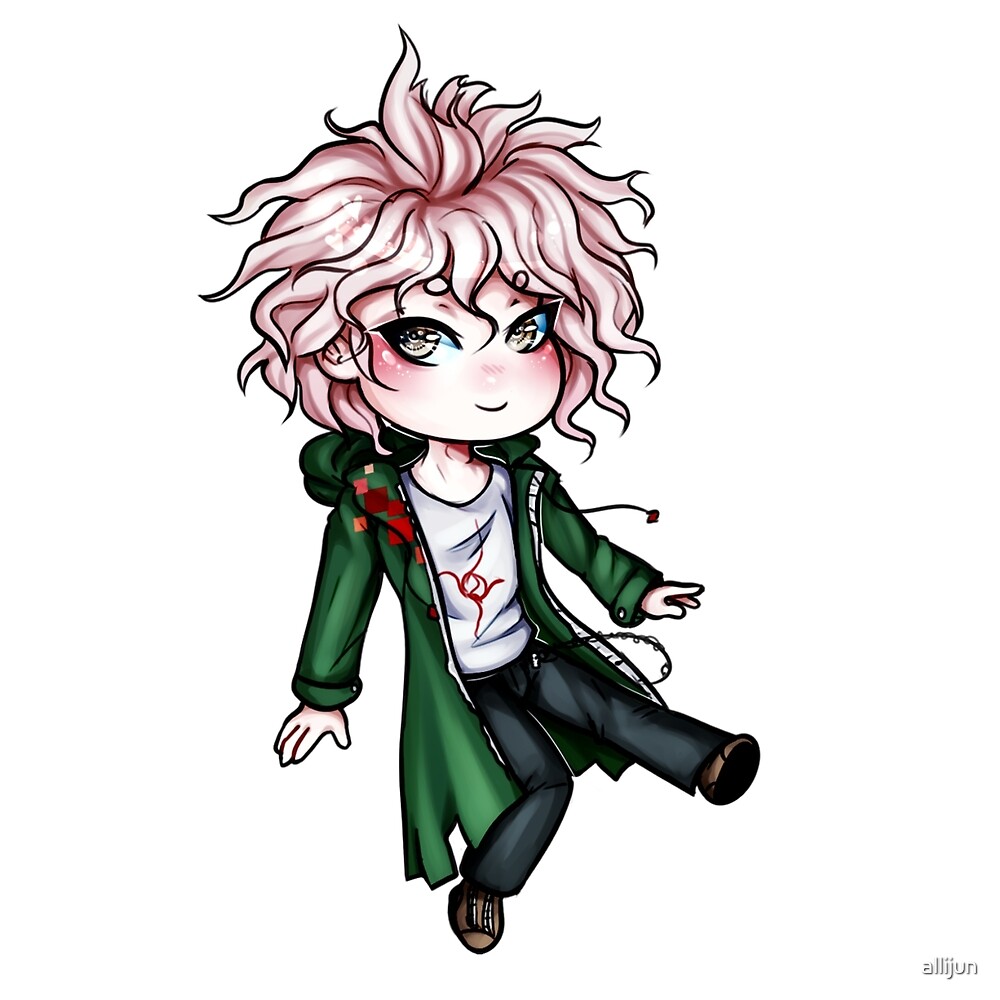 "Nagito Komaeda (Chibi)" by allijun | Redbubble