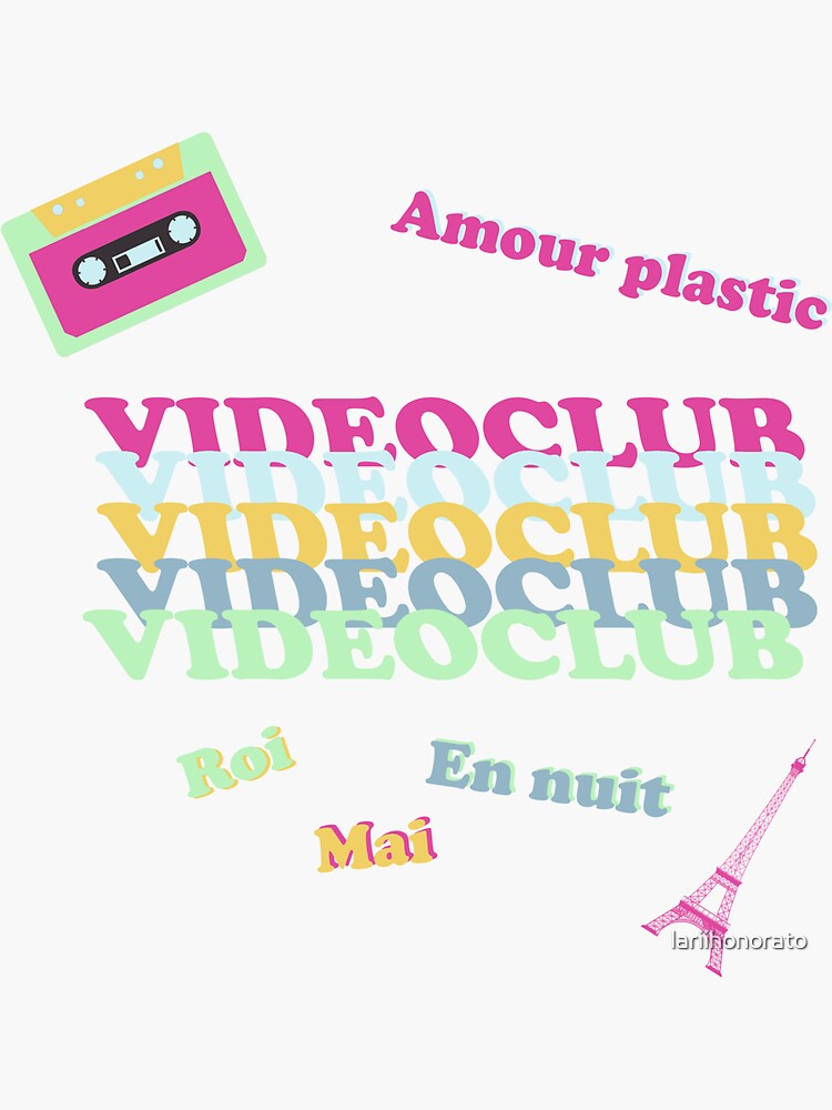 "Videoclub Stickers" Sticker for Sale by lariihonorato | Redbubble
