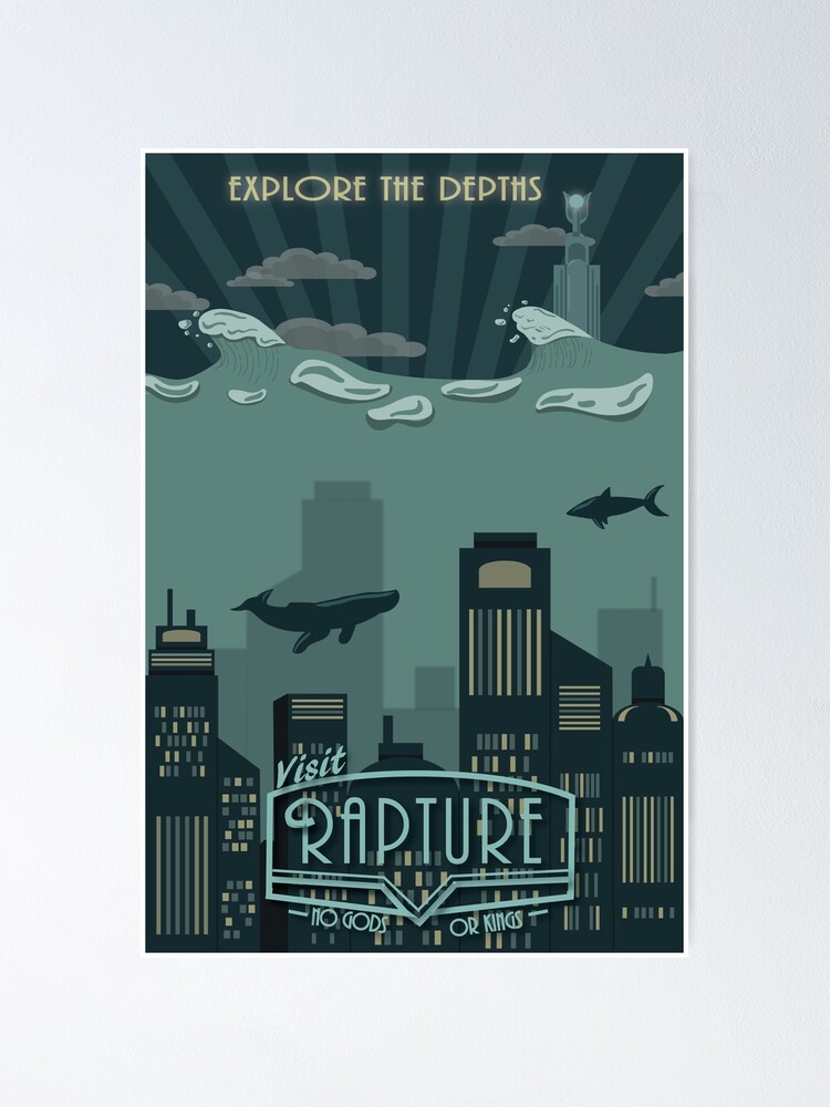 "Bioshock Rapture Poster" Poster for Sale by nimikii | Redbubble