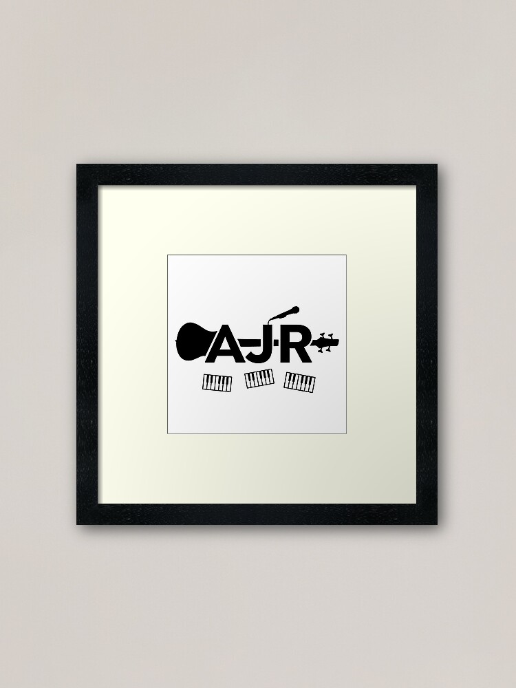 "AJR Instruments (Black Logo)" Framed Art Print for Sale by usernate ...