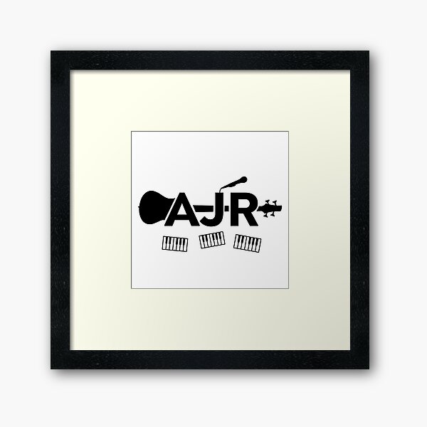 "AJR Instruments (Black Logo)" Framed Art Print for Sale by usernate ...