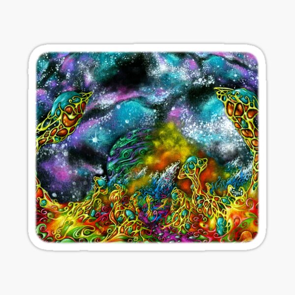 "Inward Space" Sticker for Sale by BCooperArt | Redbubble