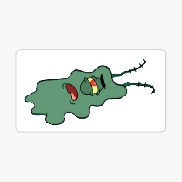 "Smashed Plankton" Sticker by Martinii42 | Redbubble