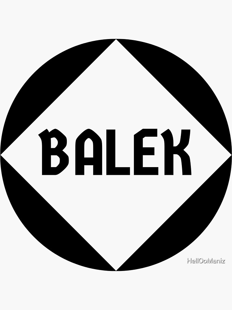 "I'm balek" Sticker for Sale by Hell0oManiz | Redbubble