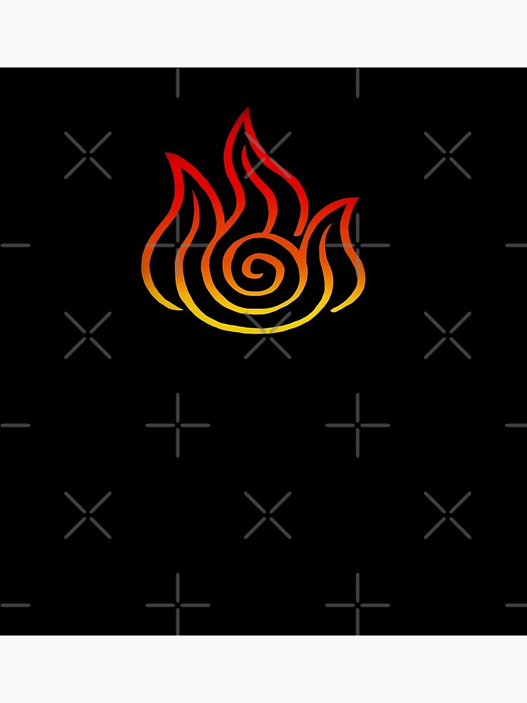 "Firebending logo" Art Print for Sale by AlphaOfThePack | Redbubble
