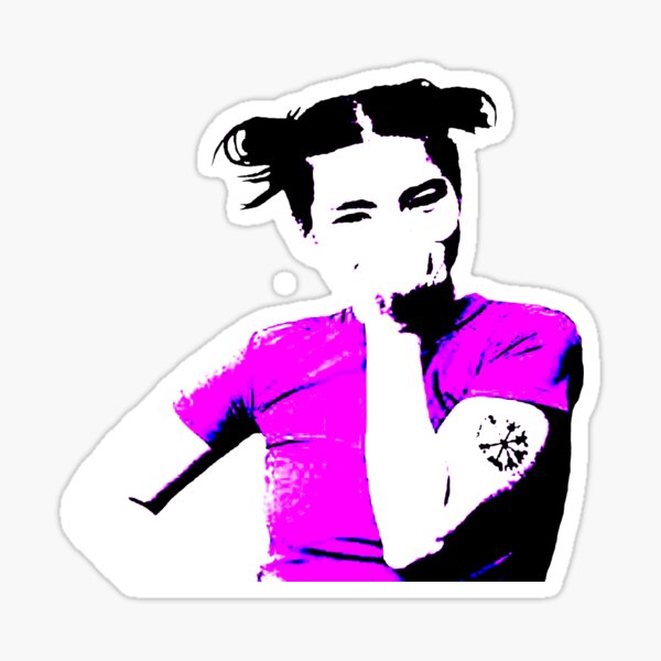 "Bjork Pop Art" Sticker for Sale by TinaMancusi | Redbubble
