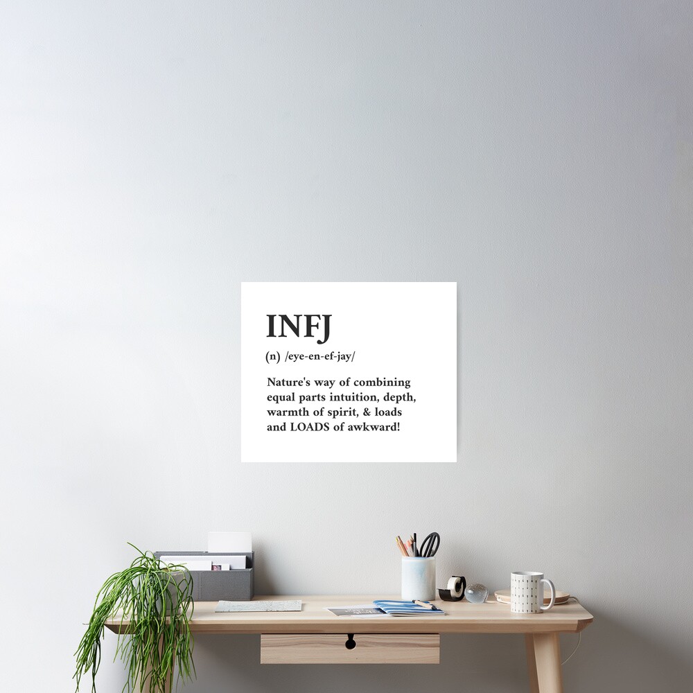 "INFJ definition" Poster for Sale by WillowsMom68 | Redbubble