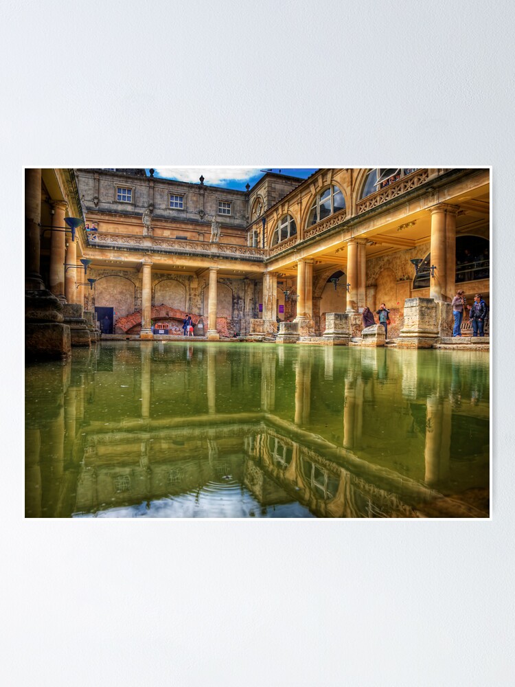 "The Great Bath, in Bath, U.K." Poster by NeilAlderney | Redbubble