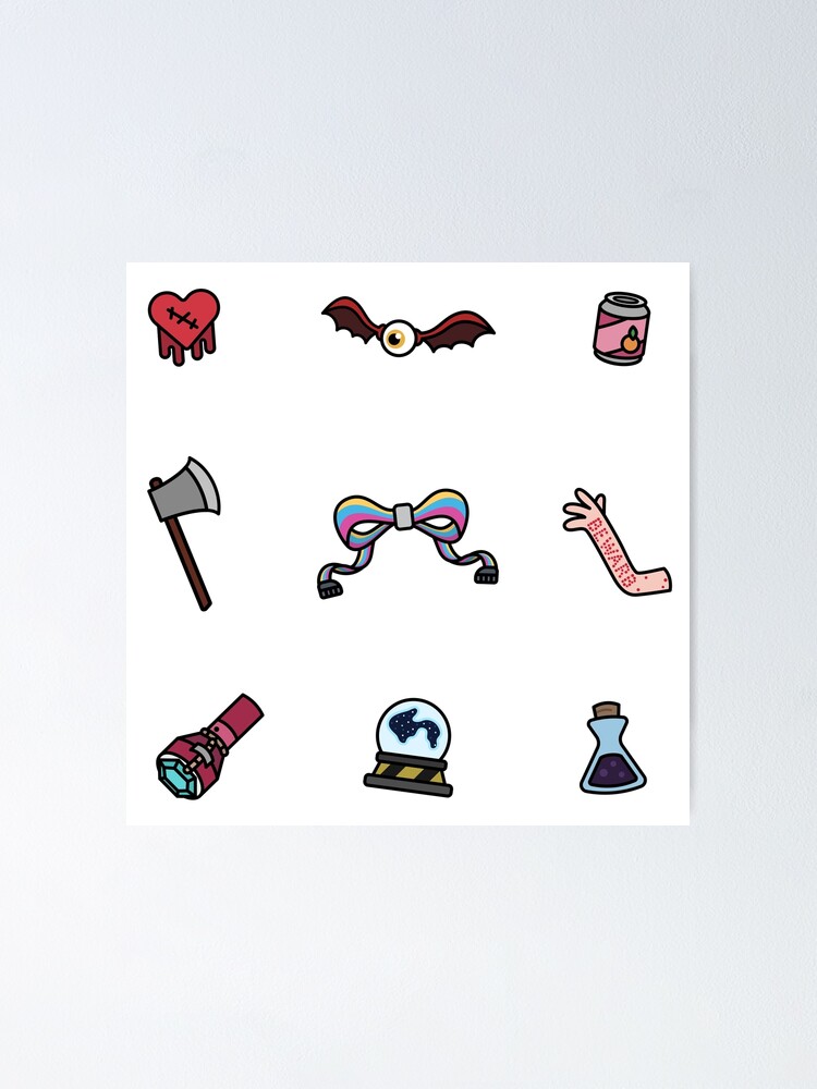 "Gravity Falls Items #3" Poster by joseanaya | Redbubble