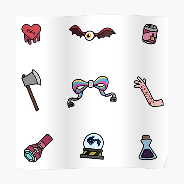 "Gravity Falls Items #3" Poster by joseanaya | Redbubble