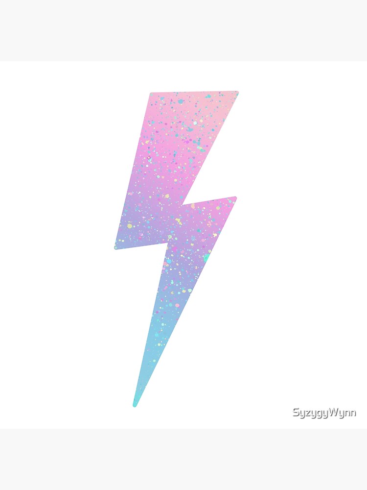 "80s color splash lightning bolt" Art Print by SyzygyWynn | Redbubble