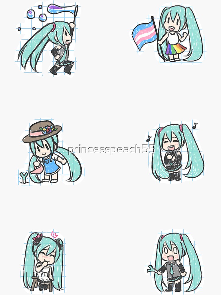 "Meeks Doodles" Sticker by princesspeach55 | Redbubble