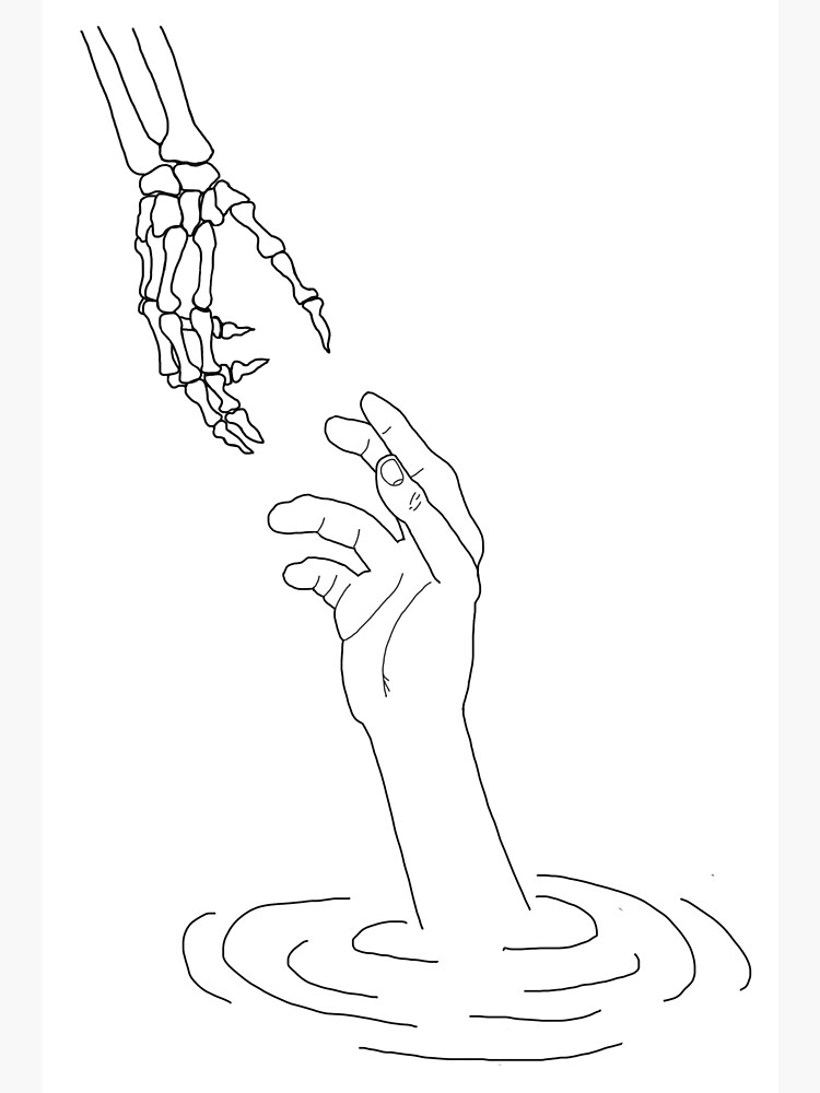 "drowning" Sticker for Sale by lewisowen01 | Redbubble