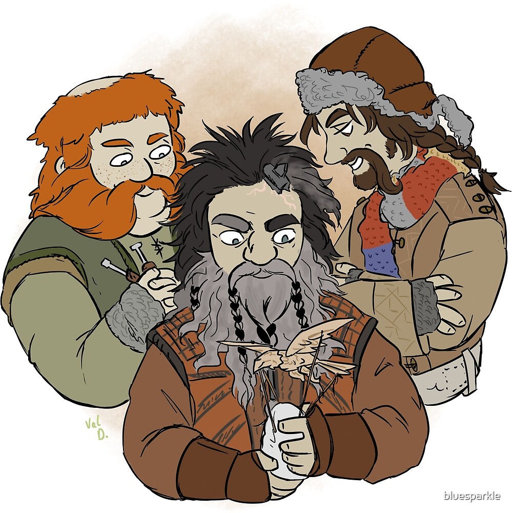 "Bifur and Bofur and Bombur" by bluesparkle | Redbubble