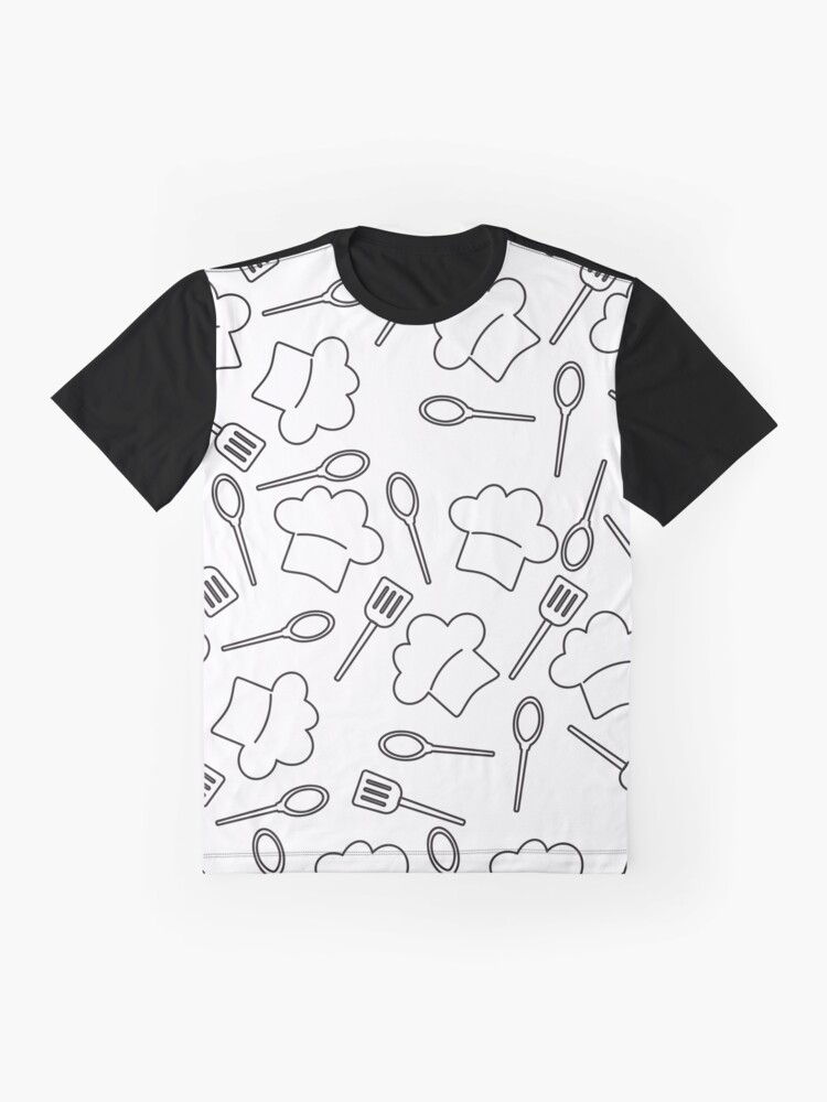 "Cooking Theme Pattern" T-shirt for Sale by sigdesign | Redbubble ...