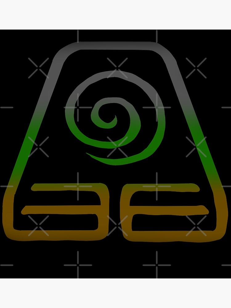 "Earth bender logo" Art Print by AlphaOfThePack | Redbubble
