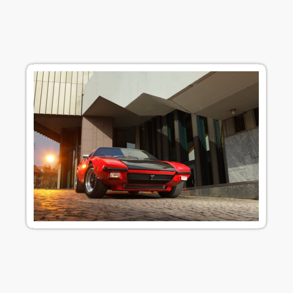 "De Tomaso Pantera 1973" Sticker for Sale by StefanBau | Redbubble