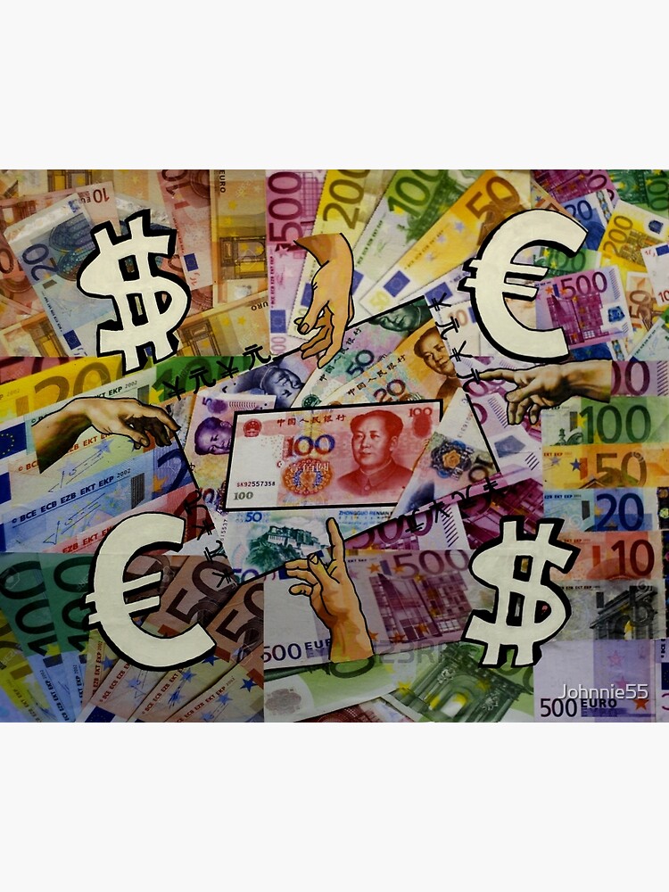 "Money Collage" Poster for Sale by Johnnie55 | Redbubble
