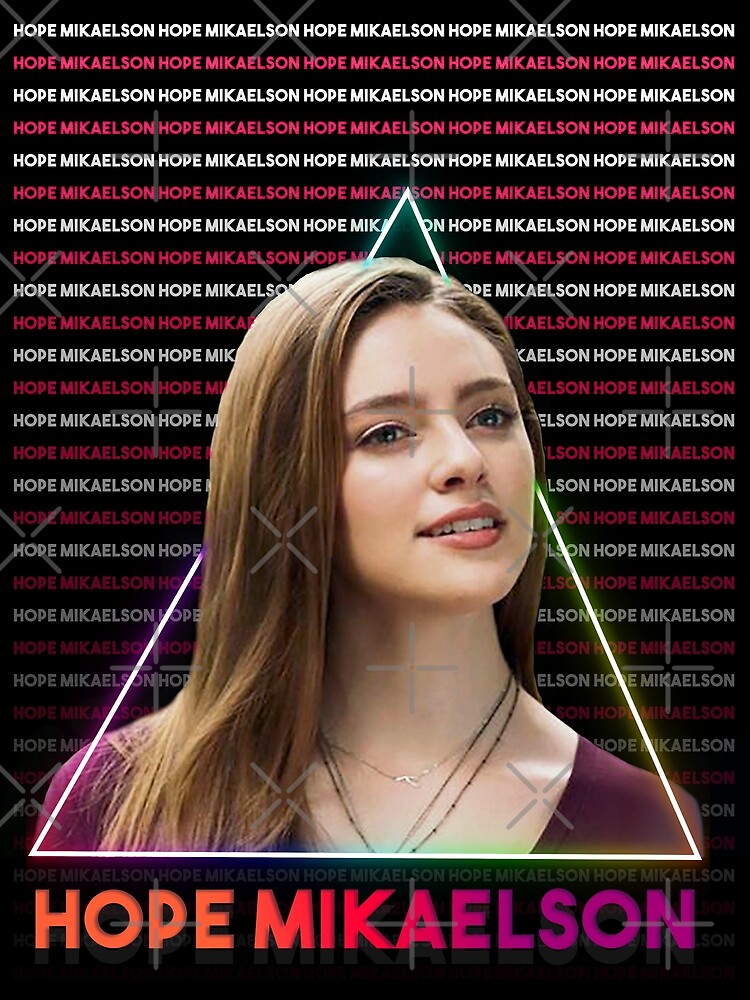 "Legacies "Hope Mikaelson" Colorful Glowing Poster" Poster for Sale by ...