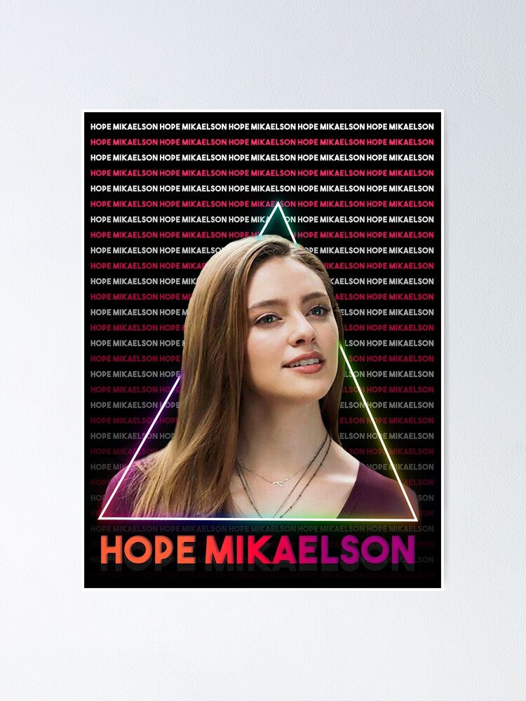 "Legacies "Hope Mikaelson" Colorful Glowing Poster" Poster for Sale by ...
