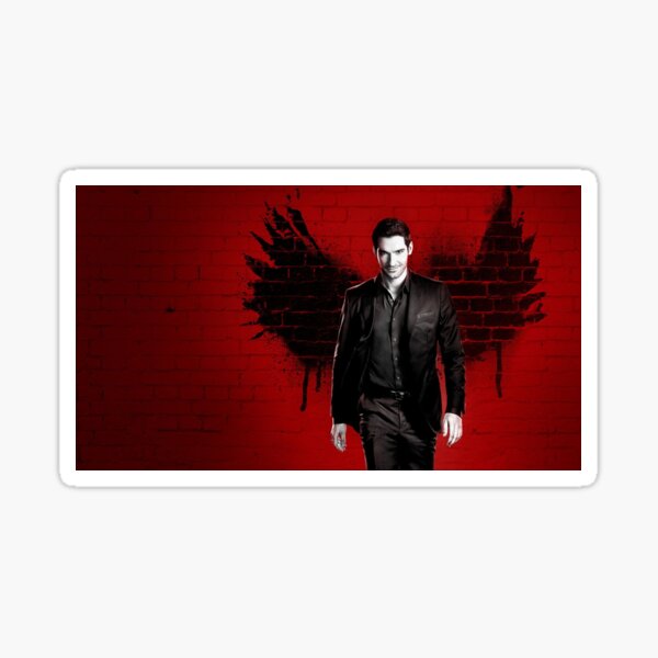 "Lucifer Morningstar" Sticker for Sale by survivedshows | Redbubble