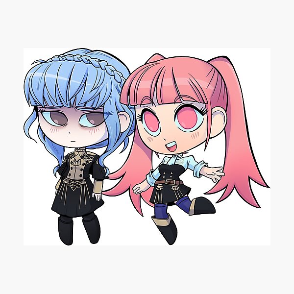 "Marianne and Hilda - Fire Emblem Three Houses - Chibi Cutie ...