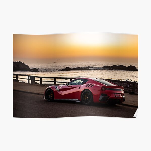 "Ferrari F12 TDF" Poster for Sale by UpscaleExotics | Redbubble
