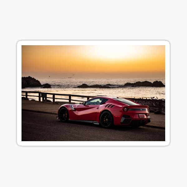 "Ferrari F12 TDF" Sticker by UpscaleExotics | Redbubble