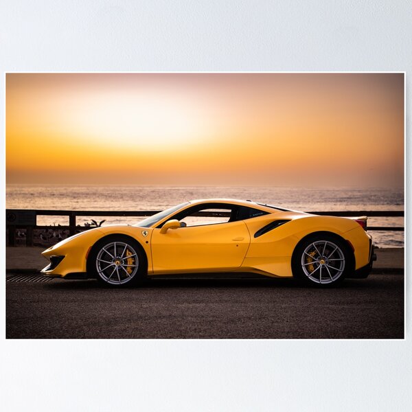 Póster for Sale con la obra «Ferrari 488 Pista» de Daniel Beveridge ...