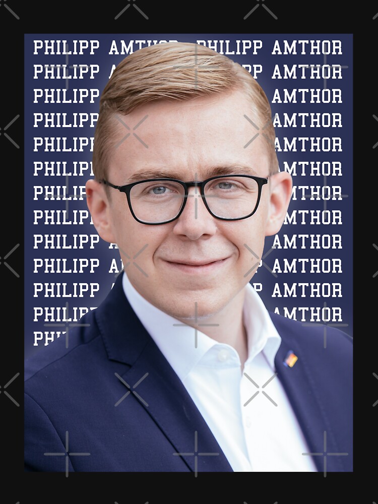 "Philipp Amthor Portrait" T-Shirt von misenique | Redbubble