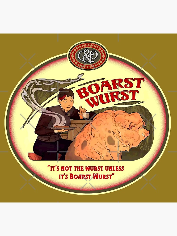 "C&P Boarst Wurst" Poster for Sale by DBnation | Redbubble