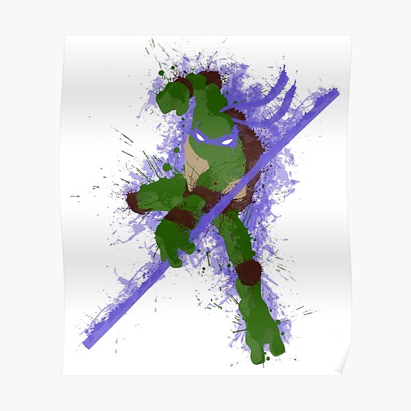 "Ninja Vanish - Donatello" Poster for Sale by kevinokev | Redbubble