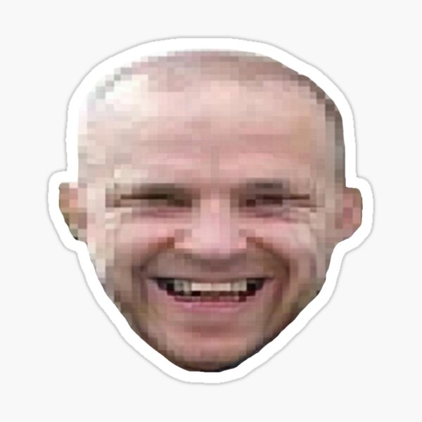 "Grinning Man" Sticker for Sale by FrasseKappa | Redbubble