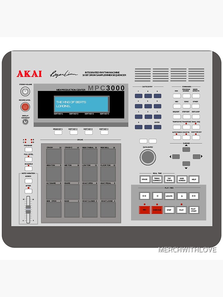 "MPC 3000 High Quality Vector" Poster for Sale by MERCHWITHLOVE | Redbubble