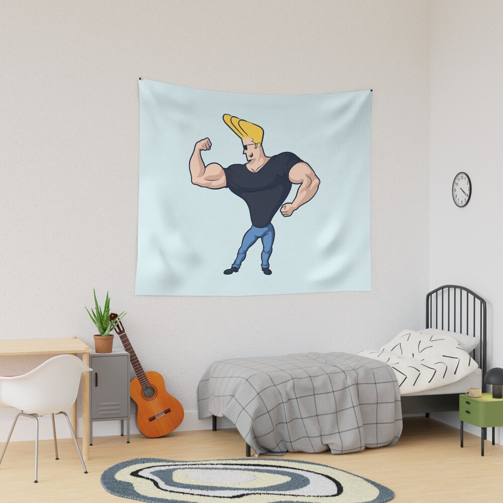 "Johnny Bravo™ Flex" Poster for Sale by SmanesDesign | Redbubble