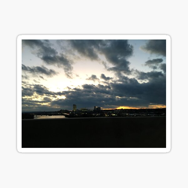 "Albany Clouds" Sticker for Sale by cathpinc | Redbubble