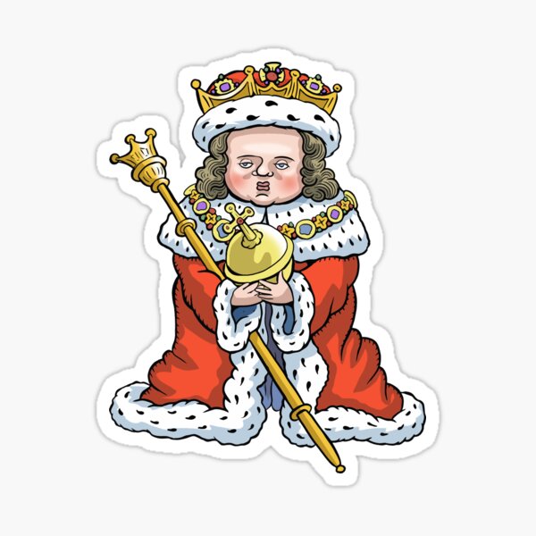 "King Edward V" Sticker for Sale by MacKaycartoons | Redbubble