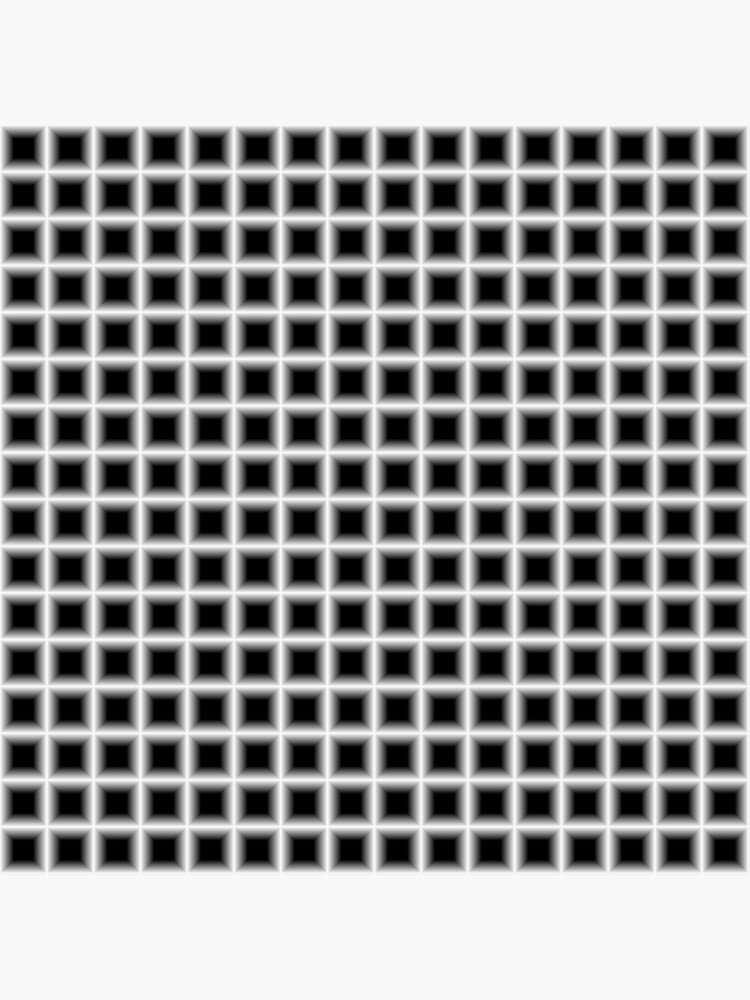 "Futuristic Abstract Black and White 3d Grid Pattern - Digital ...