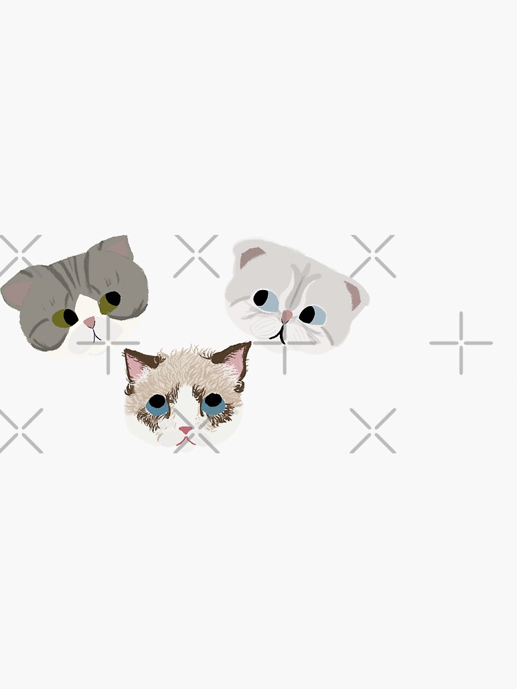 "The itty bitty pretty kitty committee " Sticker for Sale by ...