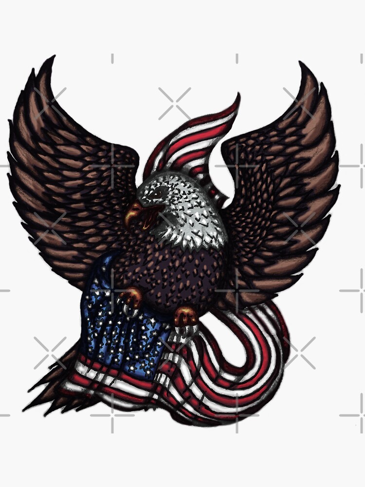 "American Proud" Sticker by NicholiCosplay | Redbubble