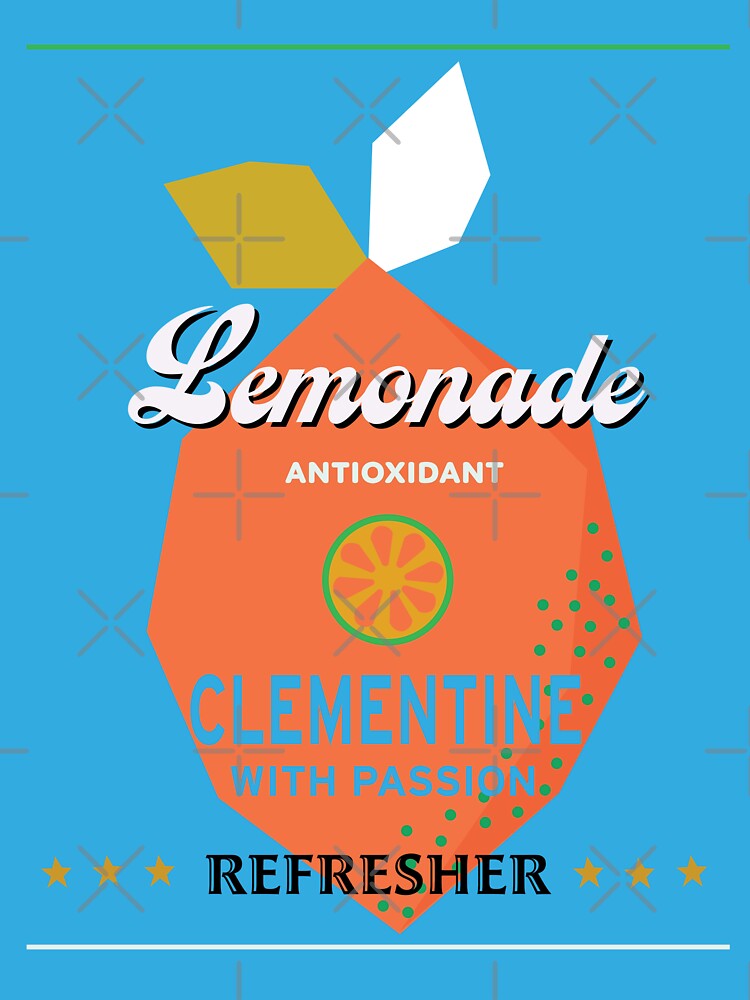"Refresher! clementine lemonade_Pop art" Sticker for Sale by ...