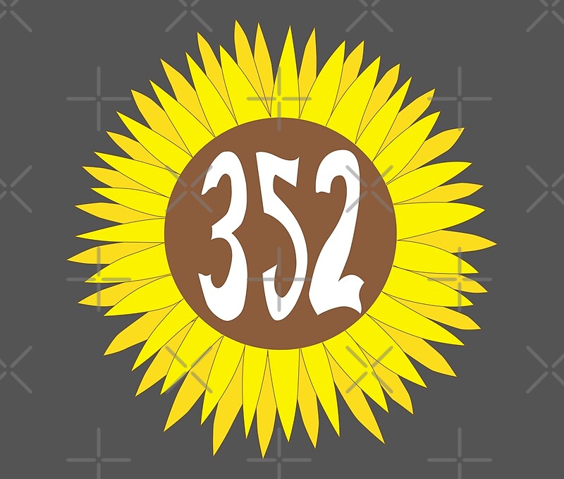 "Hand Drawn Florida Sunflower 352 Area Code" by itsrturn | Redbubble