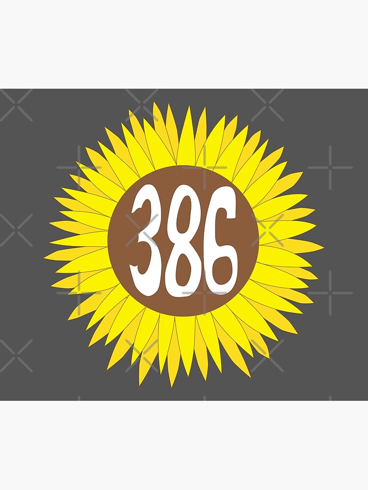 "Hand Drawn Florida Sunflower 386 Area Code" Poster by itsrturn | Redbubble