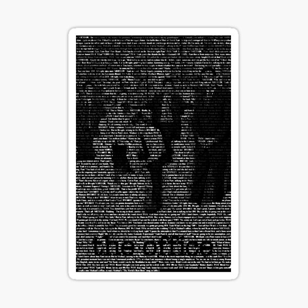 "The Office Pilot Episode Script" Sticker by splitartworks | Redbubble