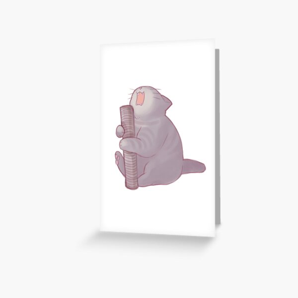 "Chumby Cat Yelling Meme" Greeting Card by kk1414 | Redbubble