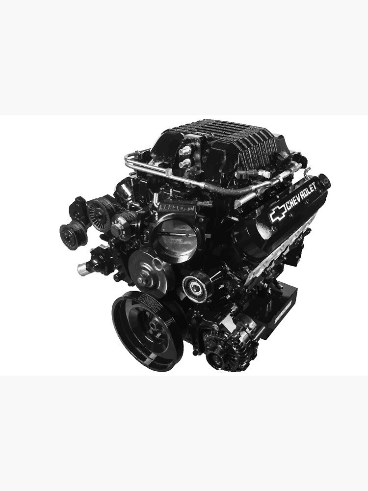 "LSA Supercharged V8 Engine" Poster for Sale by HoskingInd | Redbubble