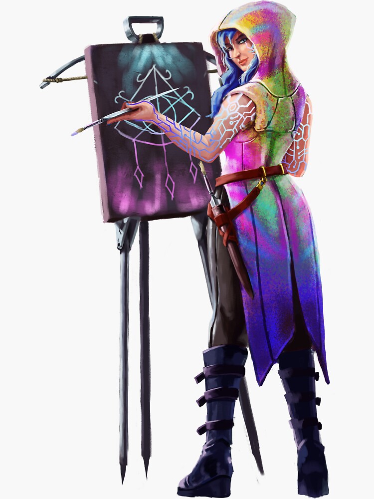 "Varia Character Art" Sticker by Concheck | Redbubble