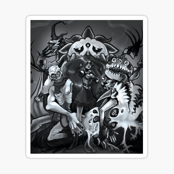 "Sensory Overload" Sticker for Sale by Caiwin | Redbubble