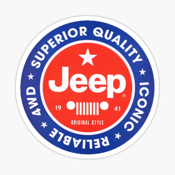 Jeep Logo Stickers | Redbubble